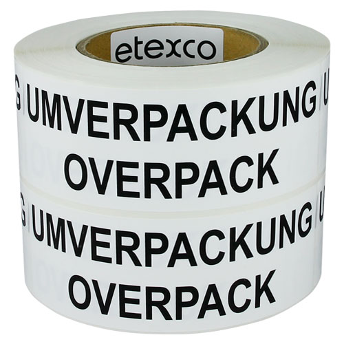 Transportaufkleber Umverpackung/Overpack 150x50mm, günstig